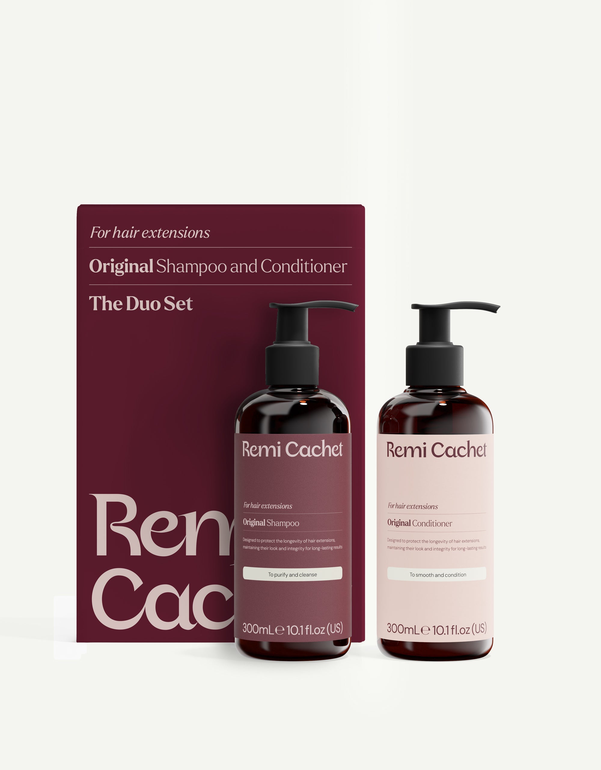 Remi Cachet Shampoo & Conditioner Duo 300ml | Additional Lengths