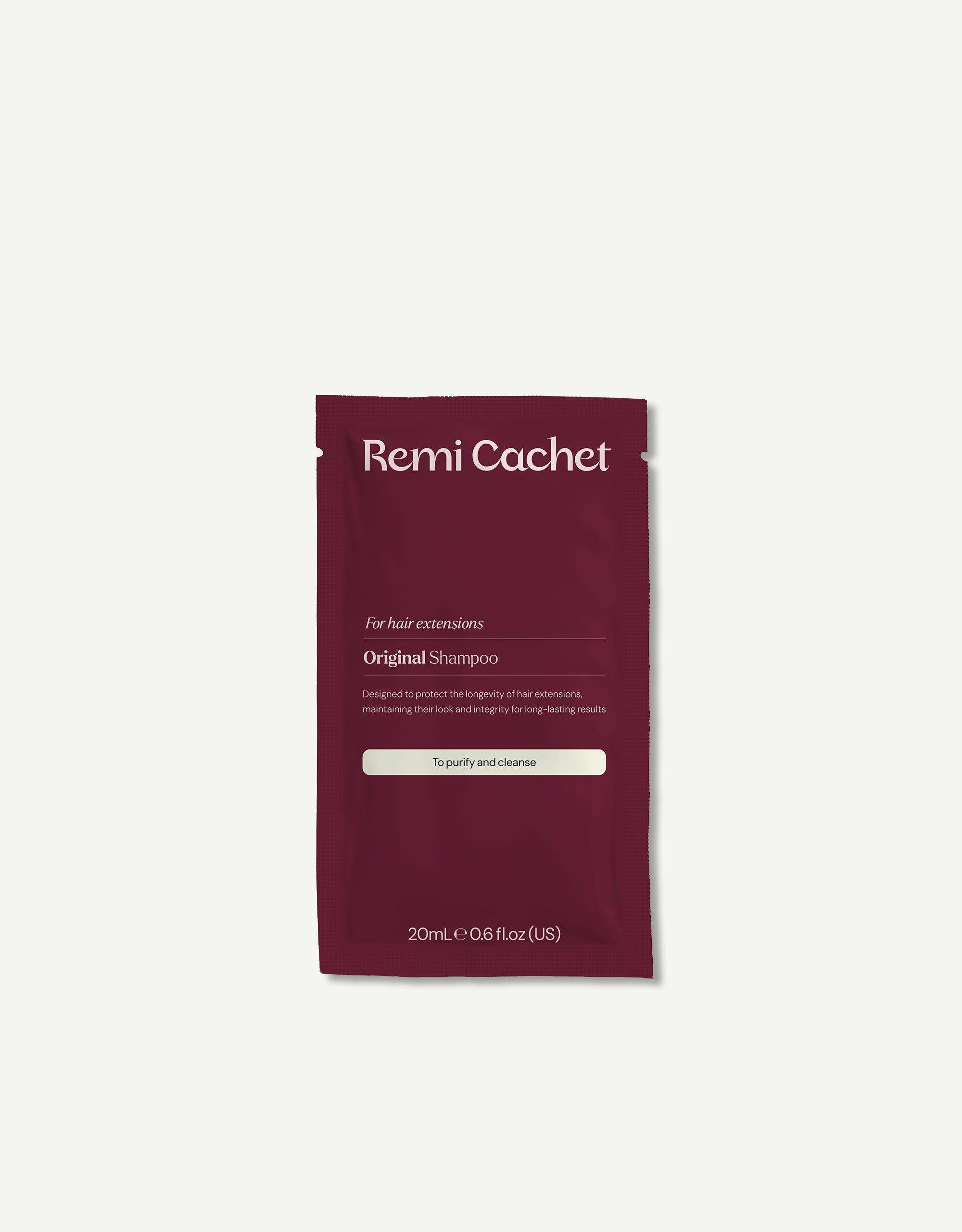 Remi Cachet Shampoo 20ml Sachet | Additional Lengths